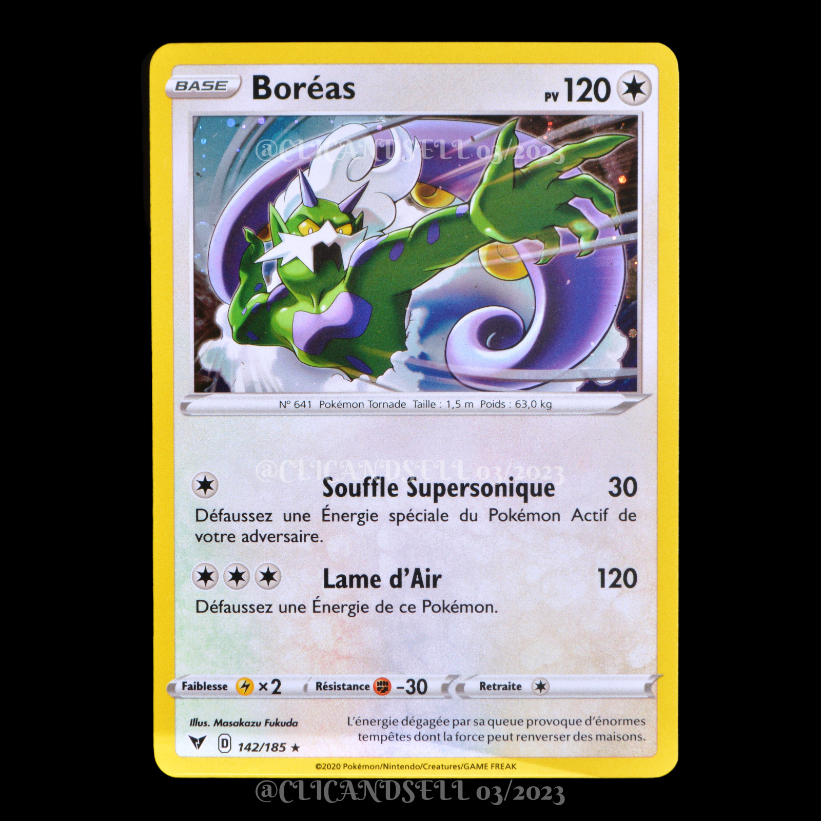 carte Pokémon Boréas 142/185 #1 Promo NEUF FR | eBay