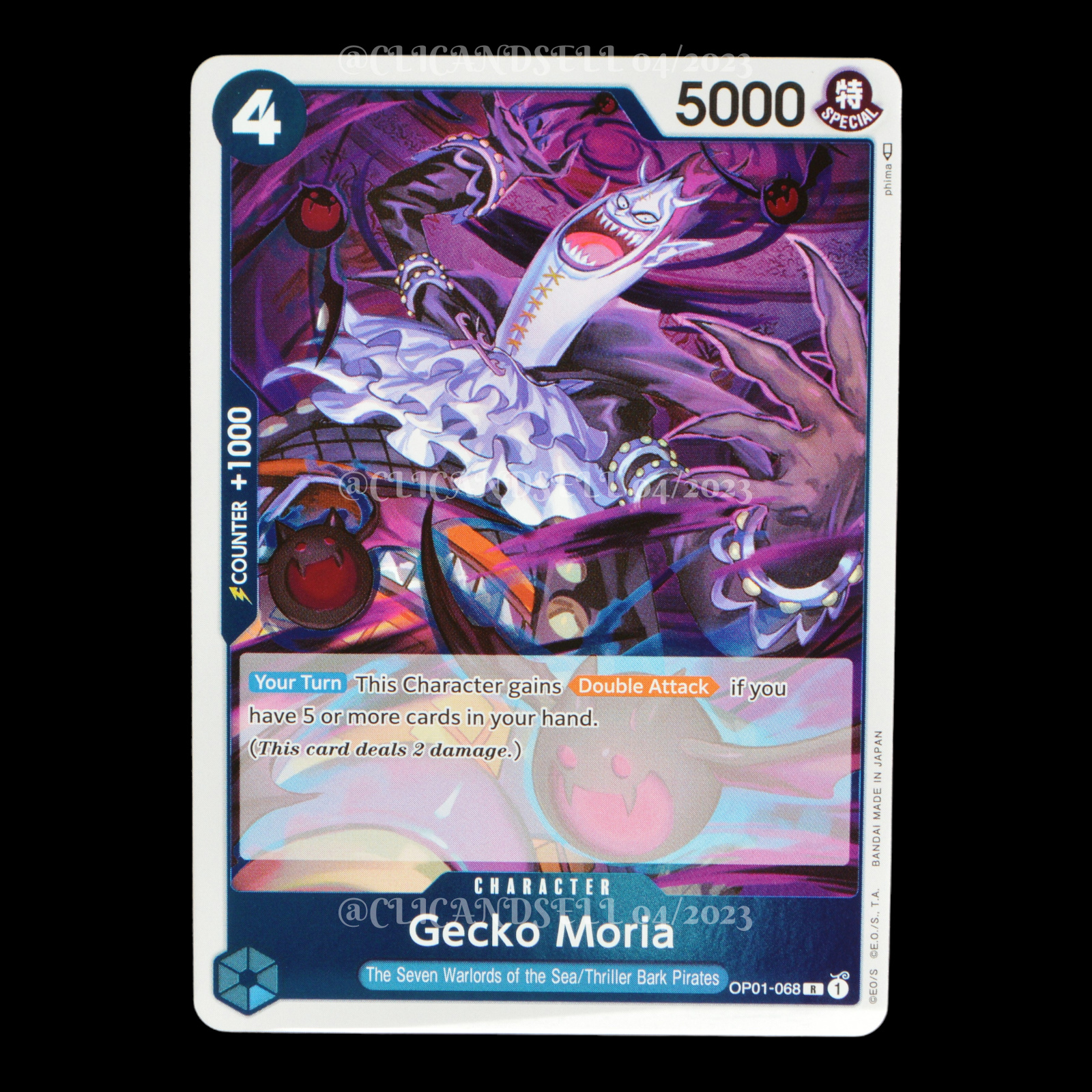 carte Pokémon Gecko Moria Rare OP01-068 R #1 OP01 NEUF FR | eBay