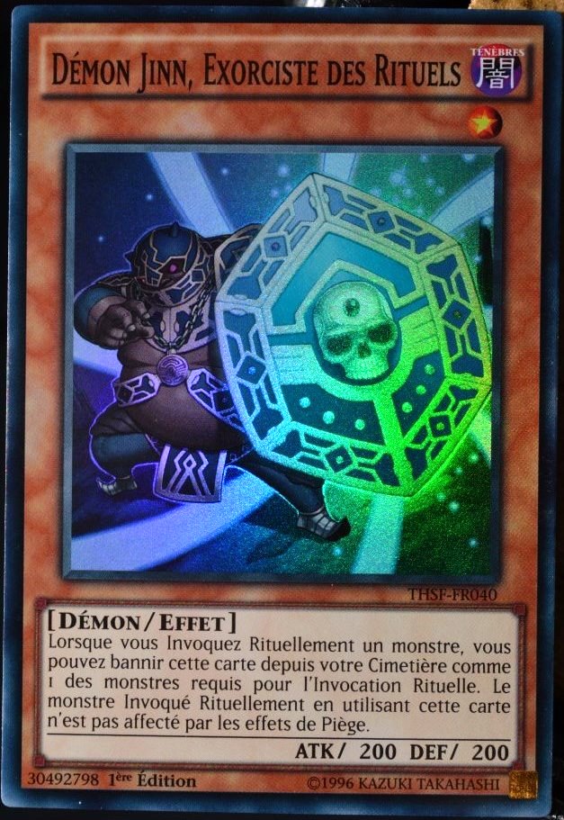 CARTE YU-GI-OH THSF-FR040 Démon Jinn, Exorciste Des Rituels NEUF FR EUR ...
